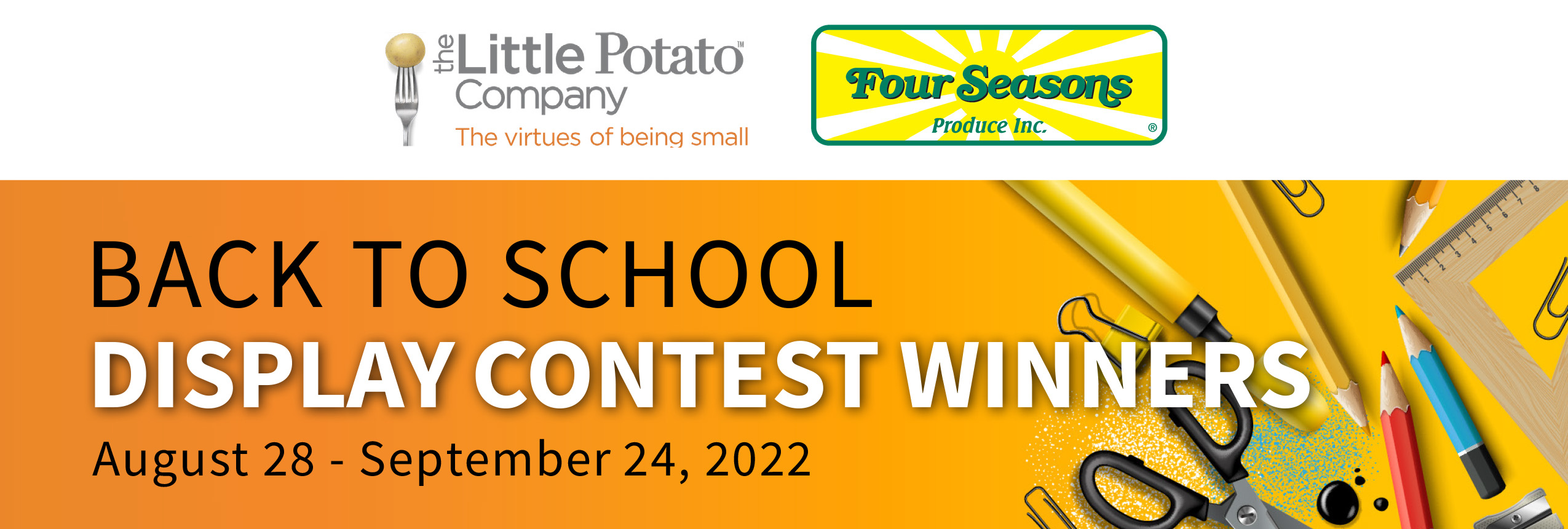 Back to School Little Potato Display Contest - Four Seasons