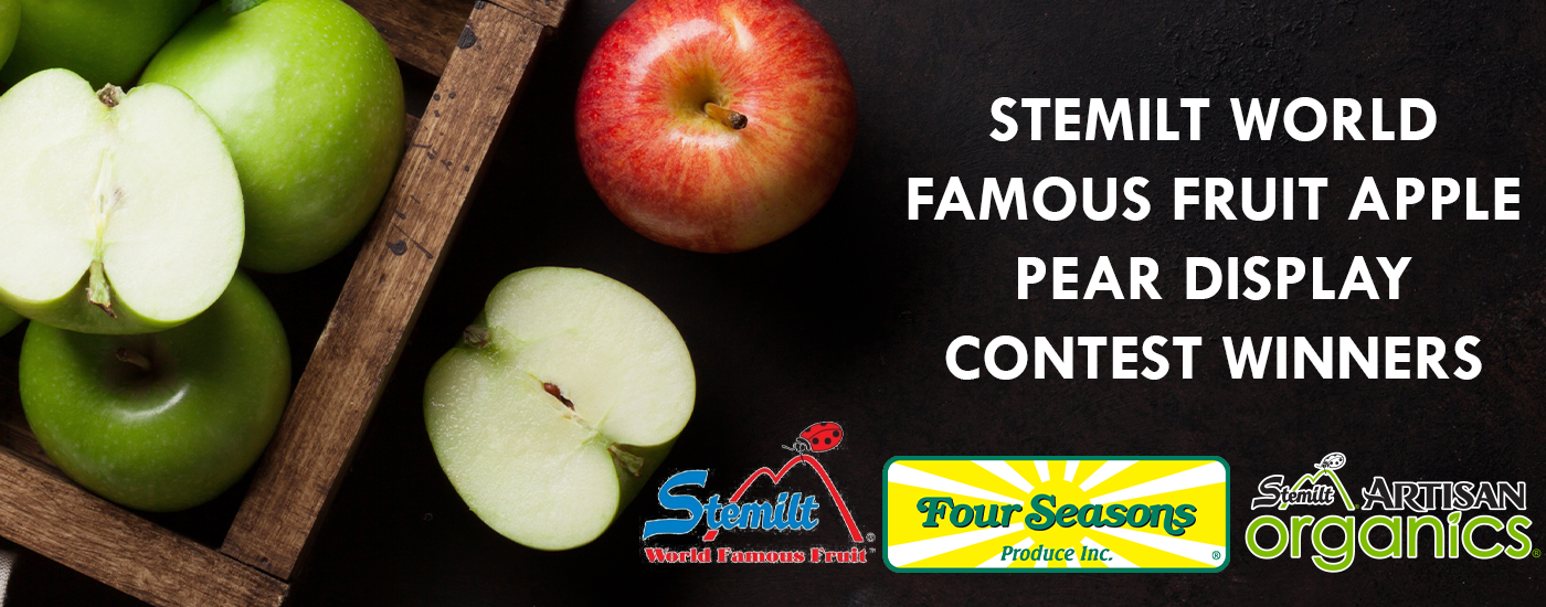 STEMILT WORLD FAMOUS FRUIT APPLE & PEAR DISPLAY CONTEST WINNERS - Four ...