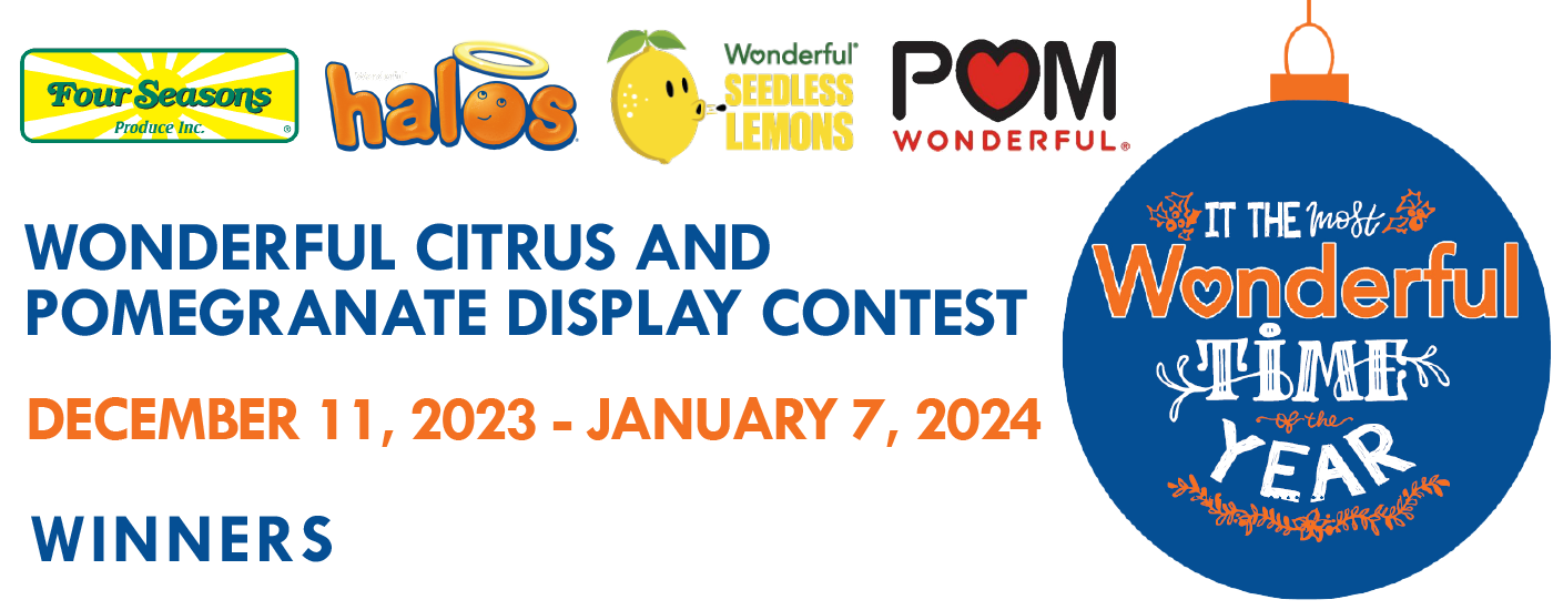 WONDERFUL CITRUS AND POMEGRANATE DISPLAY CONTEST WINNERS - Four Seasons