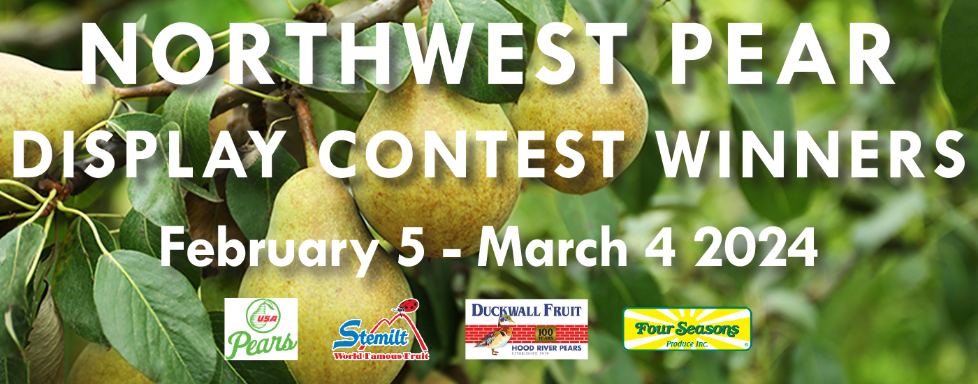Northwest Pear Display Contest WINNERS - Four Seasons